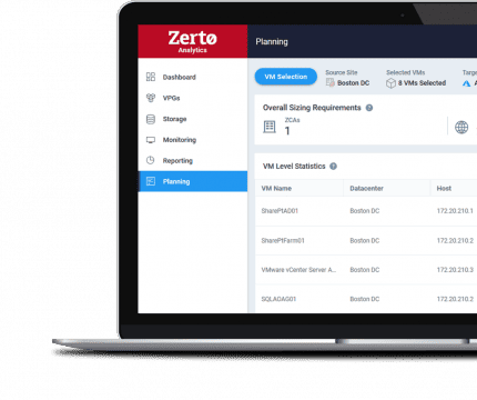 Cloud Data Management & Protection Platform - Zerto